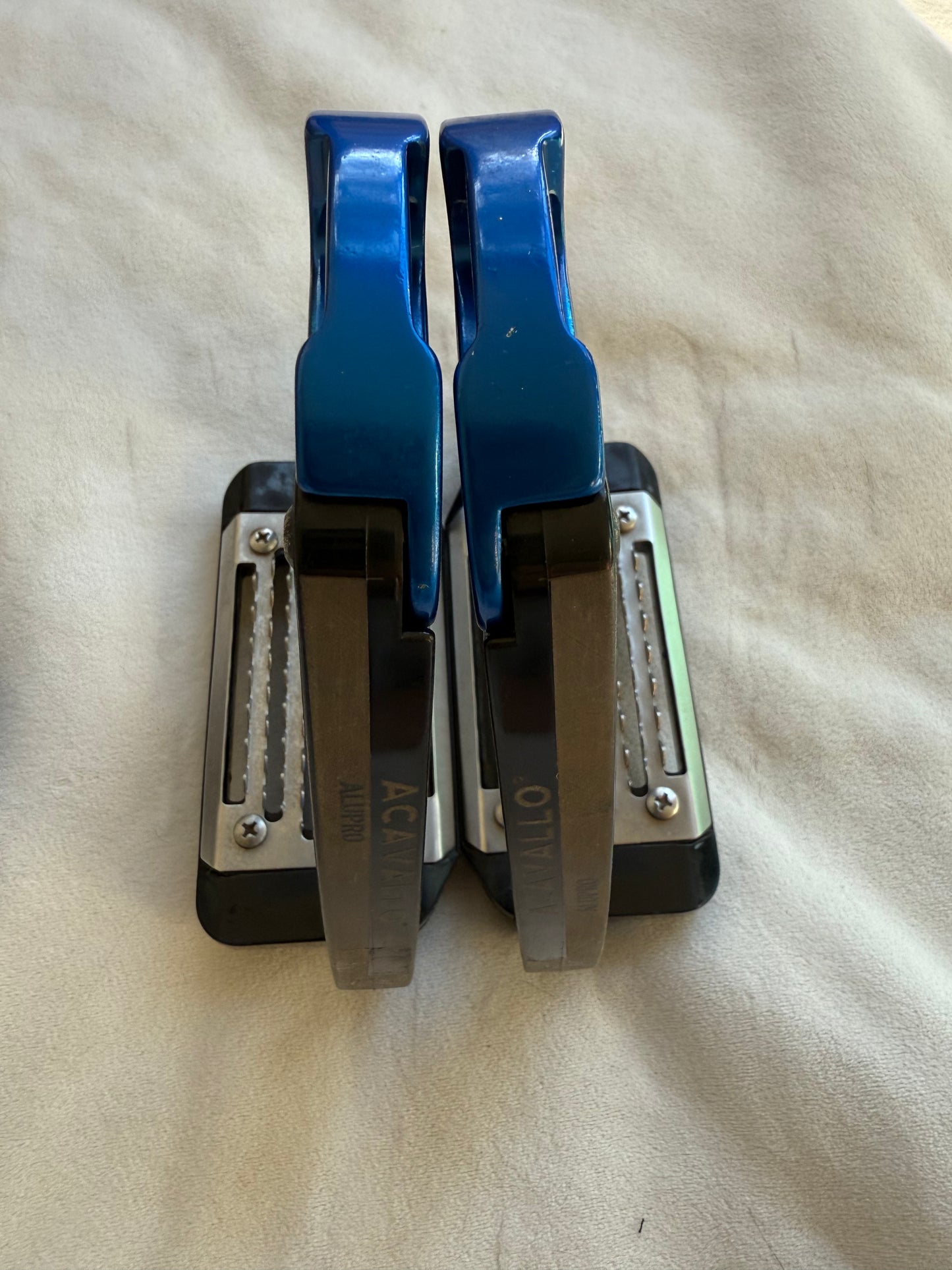 Acavallo Alupro Safety Stirrups (Blue) - Demo Condition – Pik & Louie ...